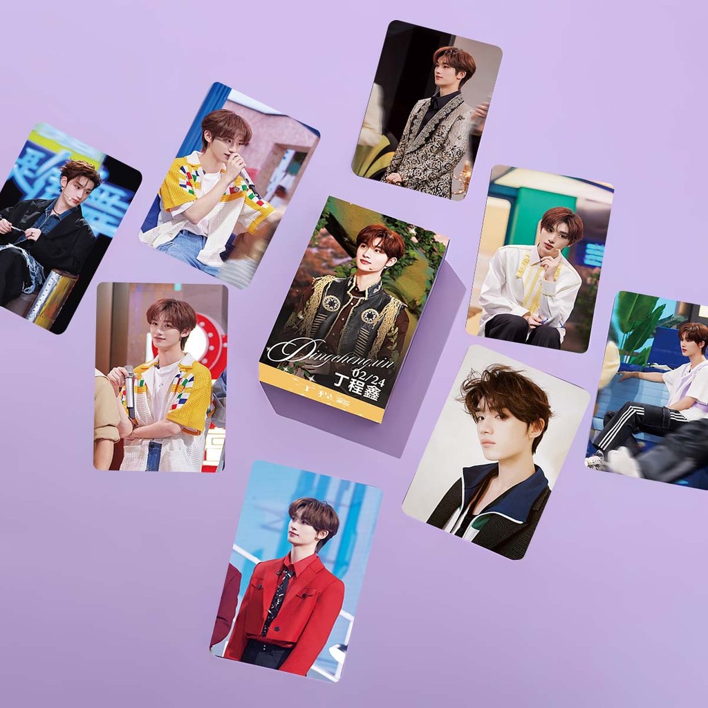 50-55pcs TNT Hologram Laser Lomo Cards ‌Zhang Zhenyuan Yan Haoxiang He Junlin Song YaXuan ...