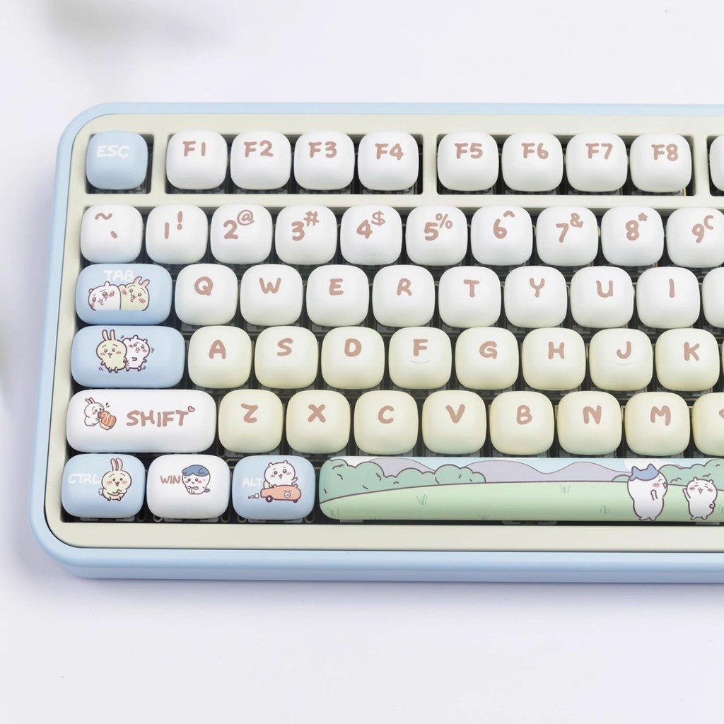Chiikawa Keycap MOG Profile 140 Keys PBT Five-sided Dye Sublimation ...