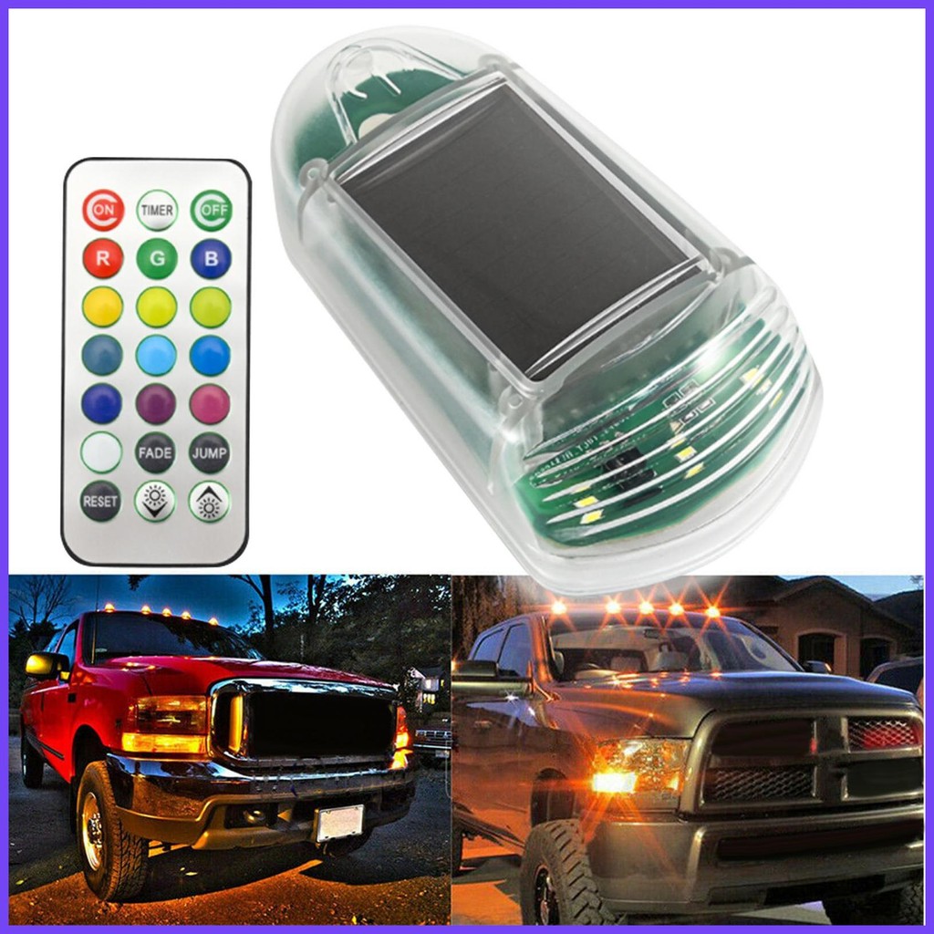 Solar Car Roof Lights LED Lights Running Light Truck Cab Lights with ...