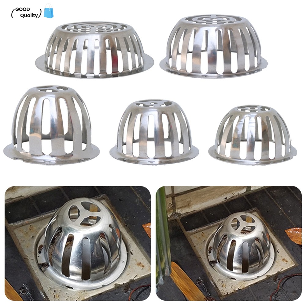 Stainless Steel Balcony Drainage Roof Round Floor Drain Cover Rain Pipe ...