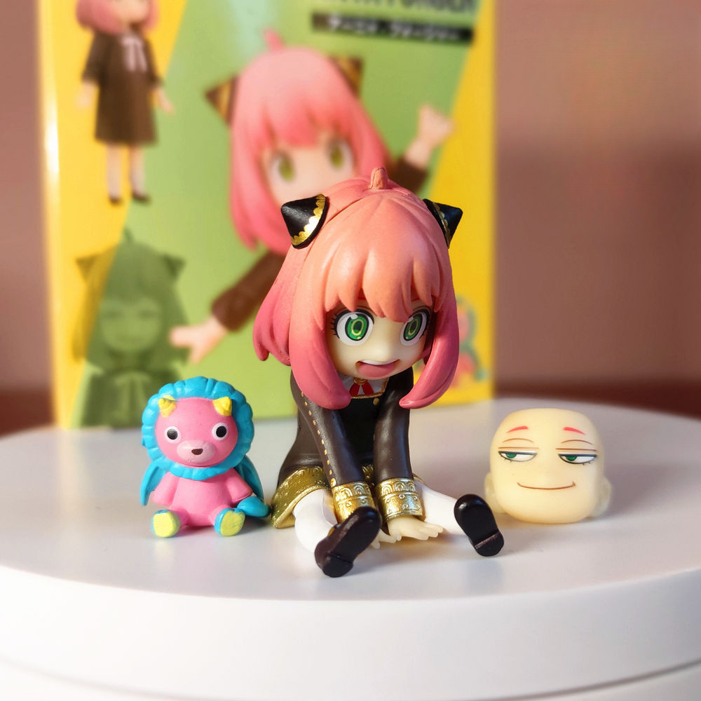 SPY×FAMILY SHF Anya Forger Action Figure Movable Doll Face Changeable ...