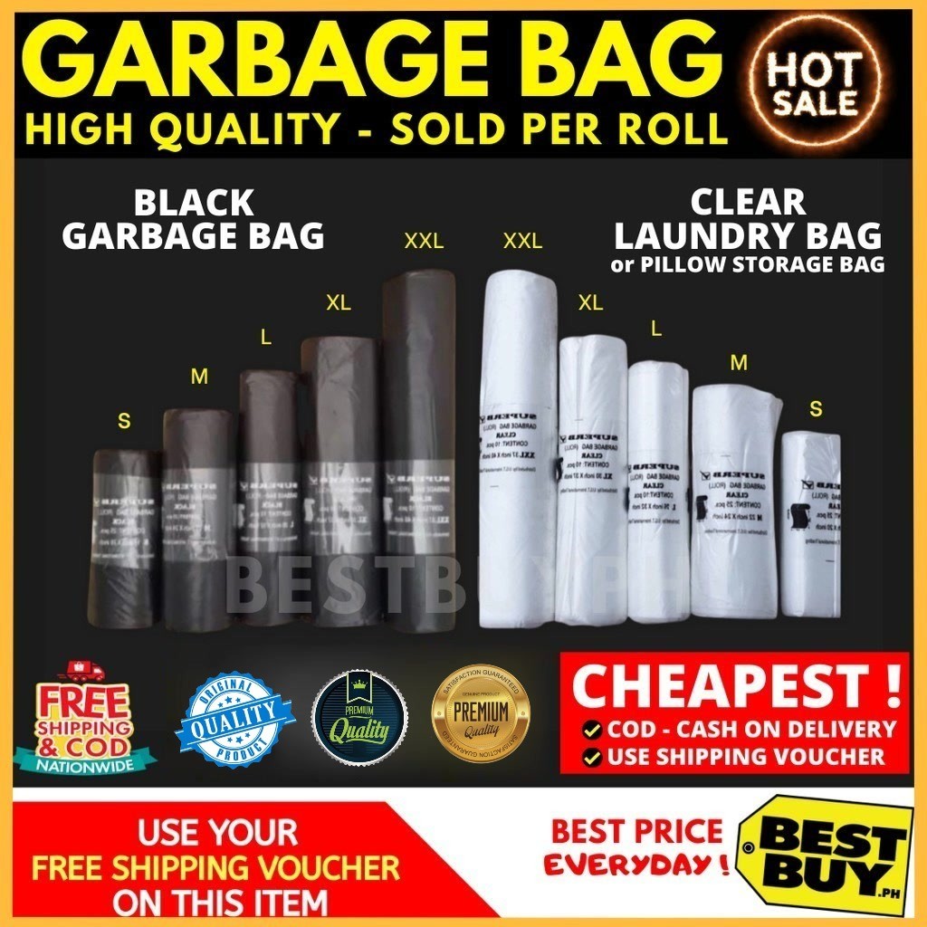 Cup Kingdom Garbage Bag Trash Bag - CHEAPEST! Q1C | Shopee Philippines