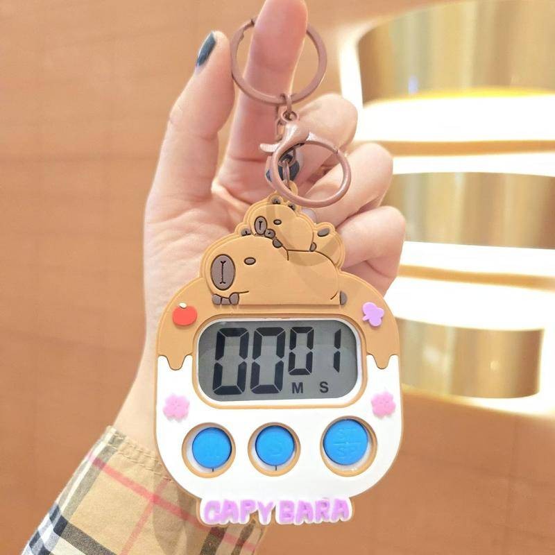 2025 Capybara Keychain Timer Children Student Special Portable Visual ...