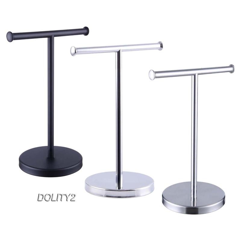 [Dolity2] Stainless Steel Movable Towel Holder Stand Towel Rack for and ...