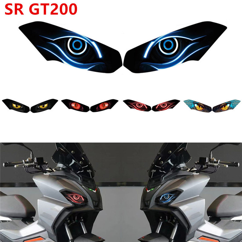 Motorcycle Headlight Sticker For Aprilia SR GT200 SR200 GT SRGT200 SRGT ...