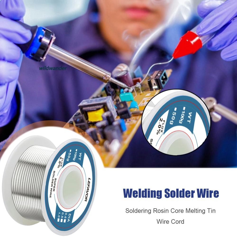 Soldering Wire Welding Roll 0.8/1mm Rosin Core Solder Low Melting Point ...