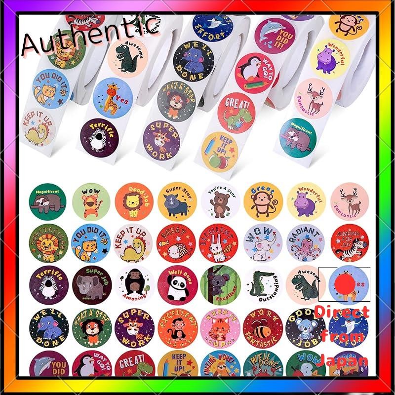 Reward Stickers 2500 pieces, Cute Reward Stickers 40 Designs, Round ...