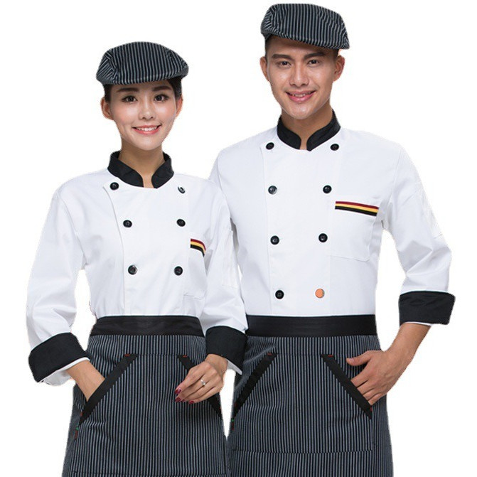 Chef Uniform for Men Chef Gown Chef Jacket Chef Costume Chief Uniform ...