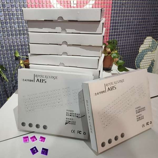 keycap RK two-color injection molded ABS translucent 104 keys, original ...