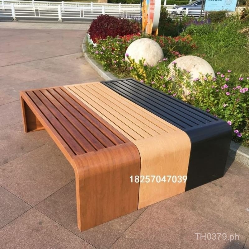 Outdoor Changing Room Rest Park Bench Rest Stool Stainless Steel Long ...