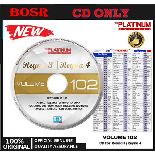 Platinum New Reyna 3 Volume 102 Update CD (2025) | Shopee Philippines