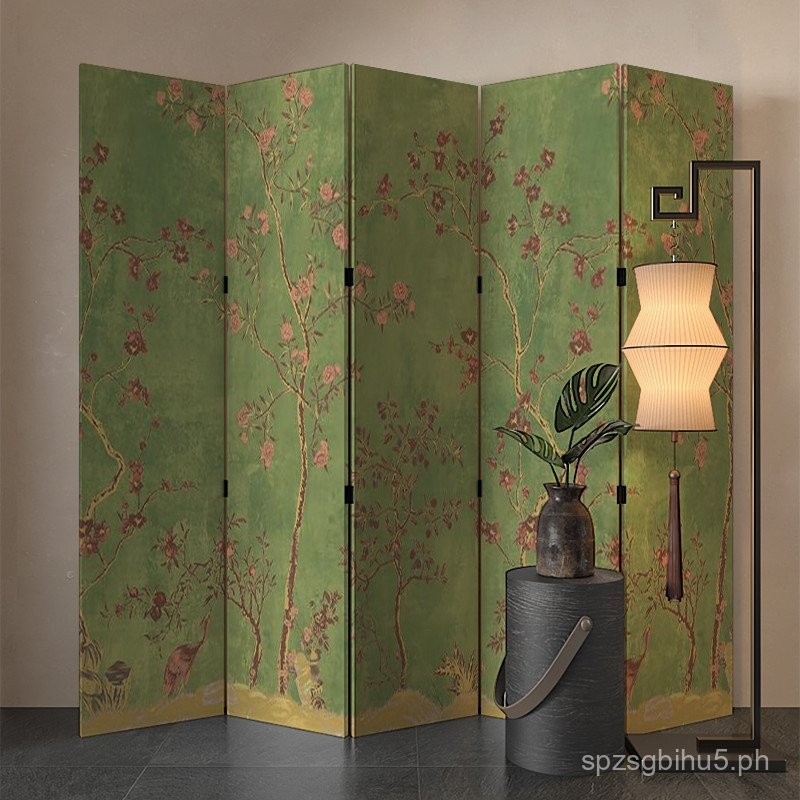 French Retro Folding Screen Living Room Entrance Hallway Middle and ...