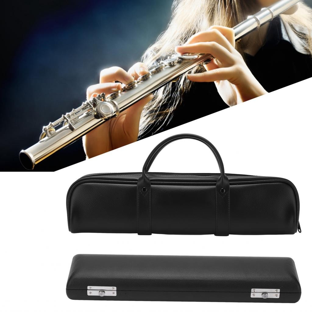 Flutes Case 16 Hole Flute Bag Artificial Leather for Practicing ...