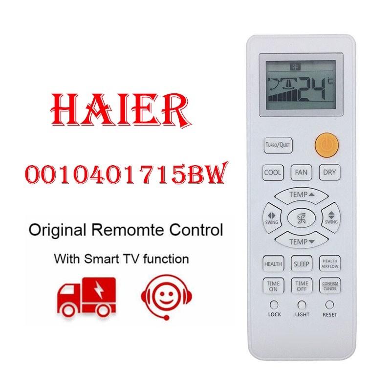 New Genuine 0010401715BW For Haier Universal AC Air Conditioner Remote ...