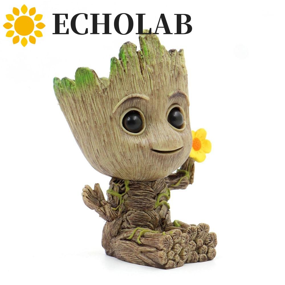 ECHOLAB Tree Man Groot Model Sitting Kids Toy Mini Groot Figure Toys ...