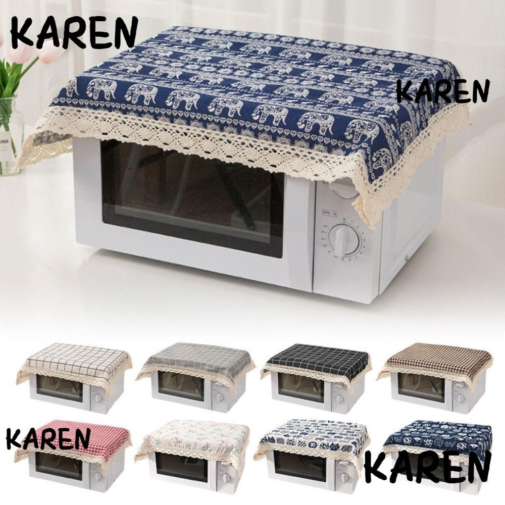 KARENGOODS 1Pcs Microwave Dust Cloth, 40x60cm Dustproof Microwave Oven ...