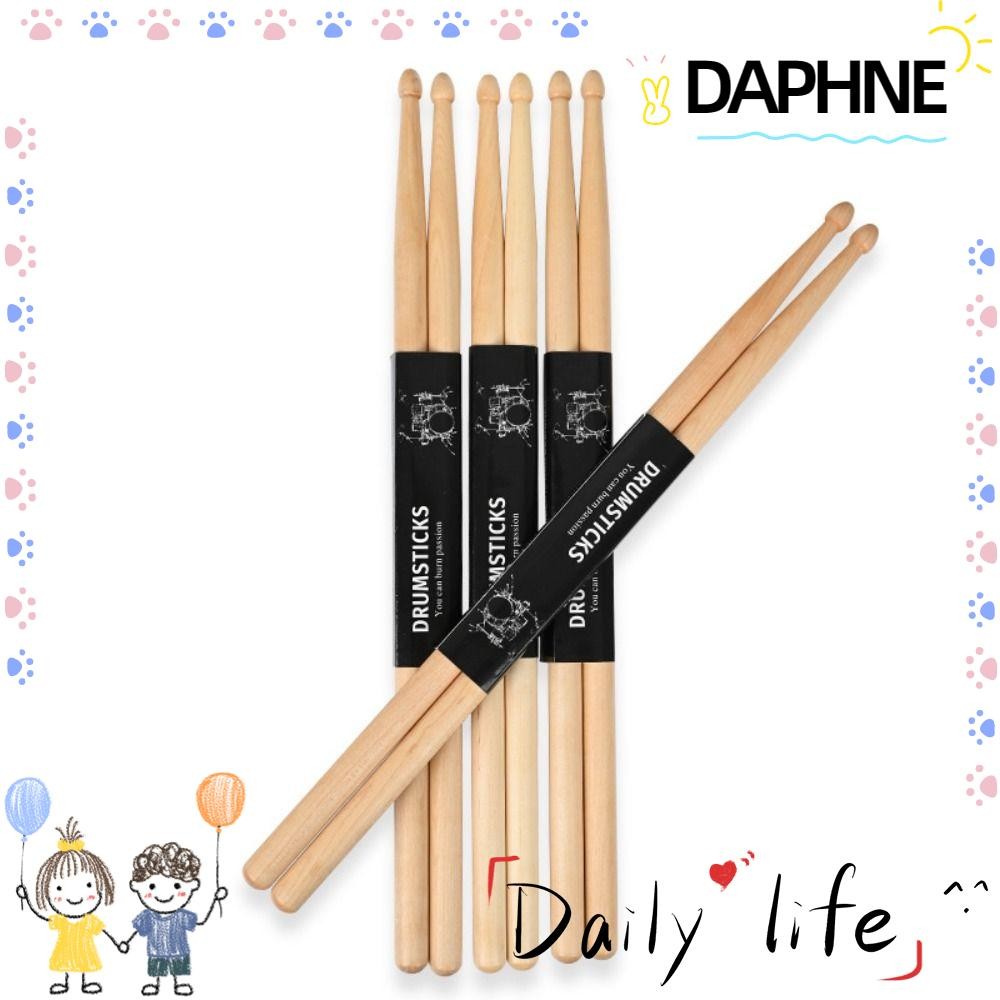 DAPHNE Drum Sticks, 5A/7A 1 Pair Drumsticks, Classic Wood Percussion ...