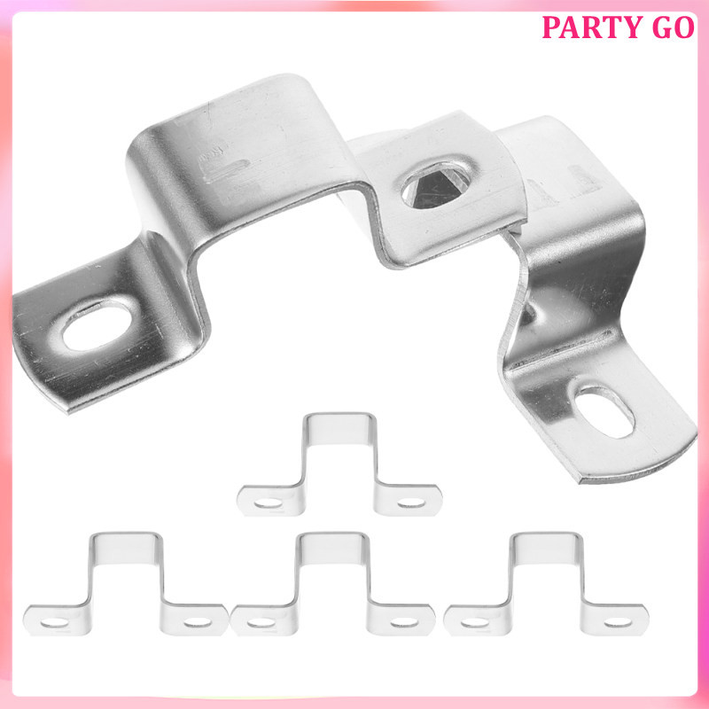 Stainless Steel Pipe Clamp 6 Pcs U Brackets for Mounting Tube Tension ...