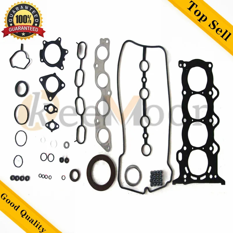 moto22rcar 04111-21040 1NZ-FE 2NZ-FE New Full Engine Overhaul Gasket ...