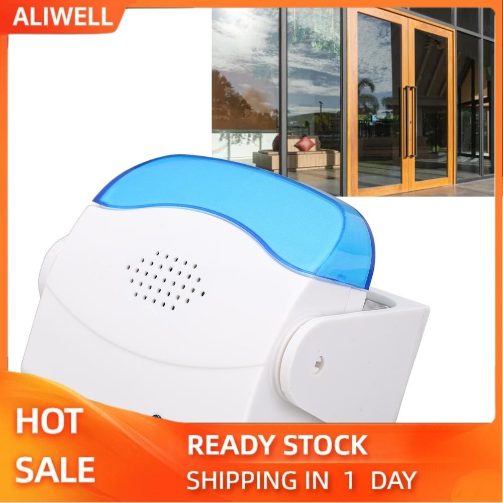 Aliwell Motion Sensor Welcome Alarm Compact Store Door Entry Bell 85db ...