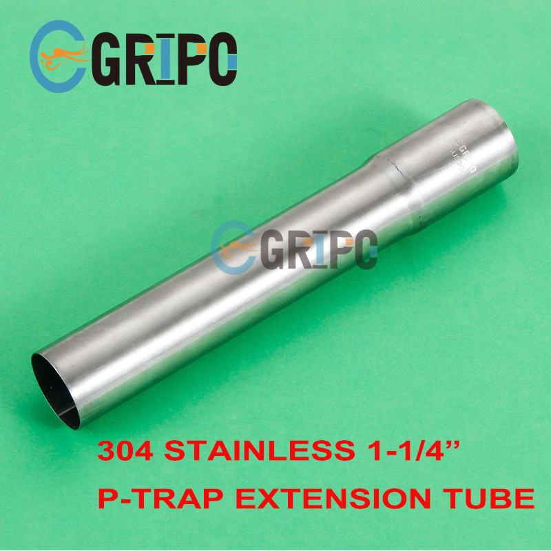 GRIPO 304 stainless high quality P-Trap extension tube extended 10cm ...