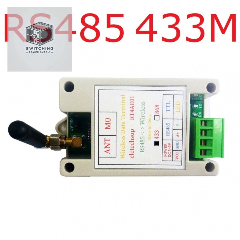 VHF/UHF Radio Modem RS485 RS232 USB Wireless Transceiver 20DBM 433M ...