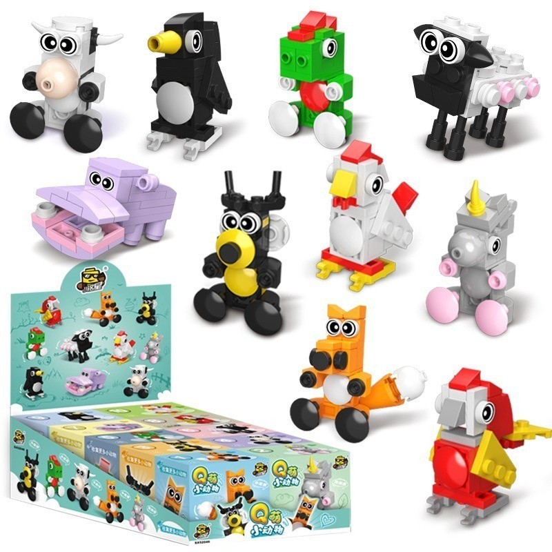 Cute animal world 3D mini assembly model toy set for children | Duc Lam ...