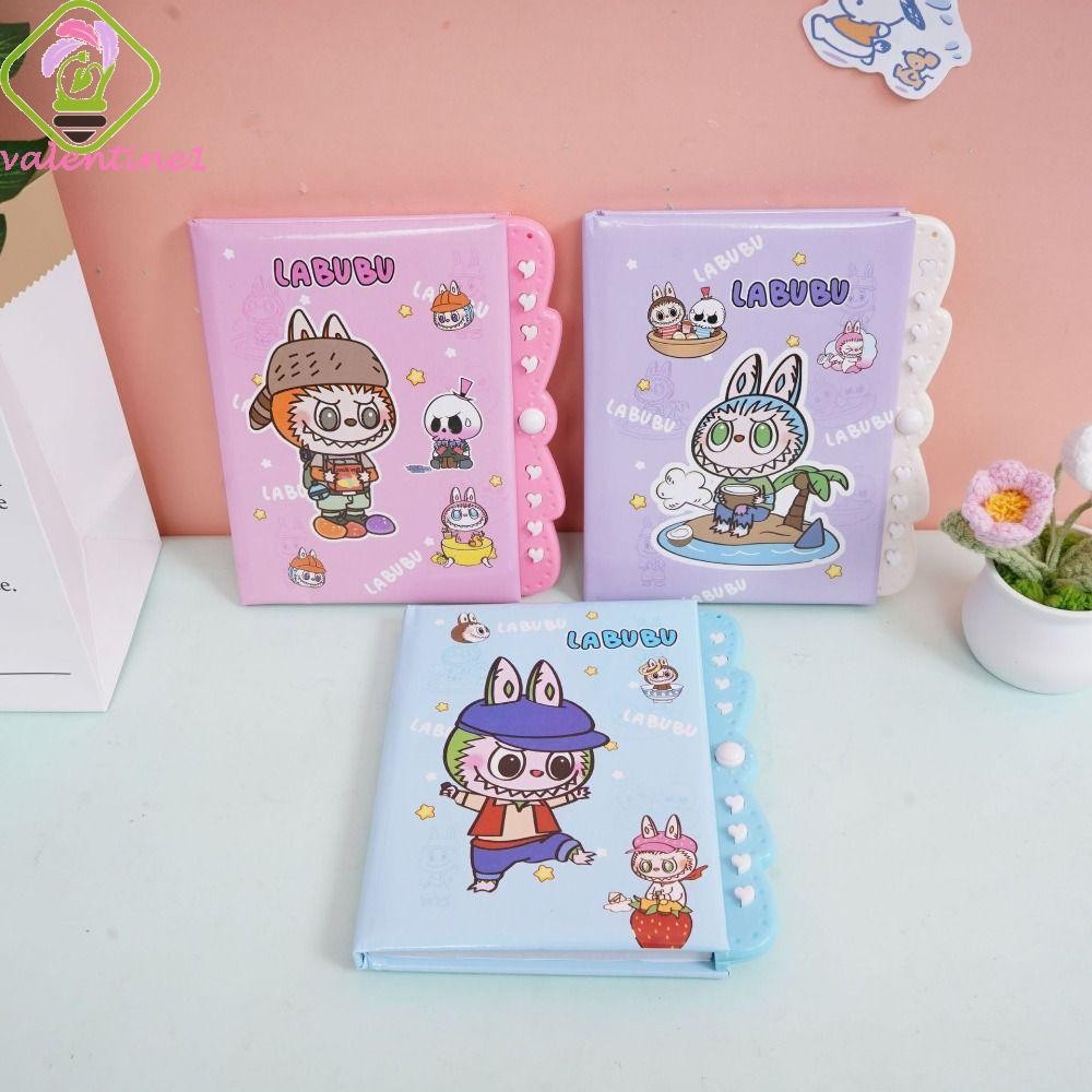 AVALENTINE Labubu Diary Notepad, Color Page Cartoon Labubu Mini ...