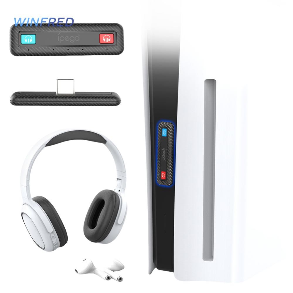 For PS5 Slim/PS5 Bluetooth-Compatible 5.0 Audio Adapter USB C Headphone ...