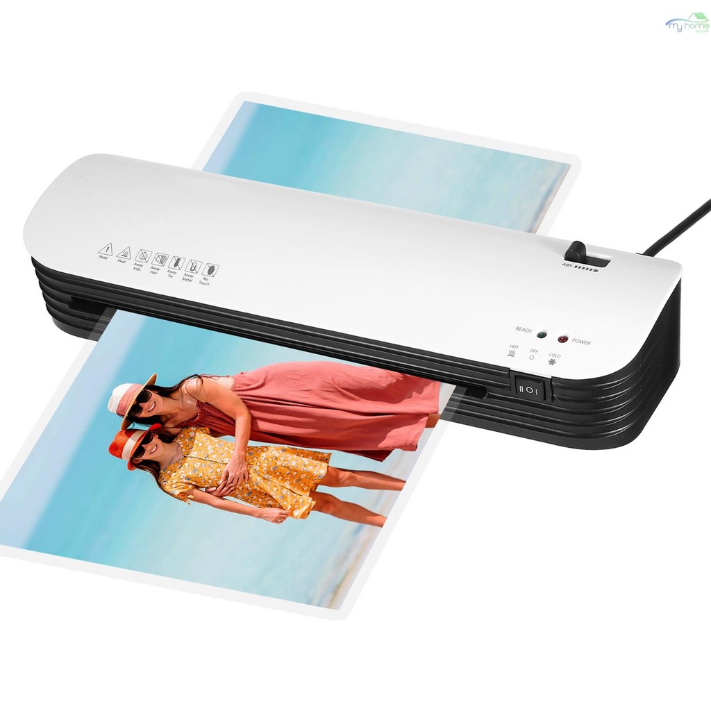 SL299 Laminator Machine Set A4 Size Hot and Cold Lamination 2 Roller System with 20 Laminating ...