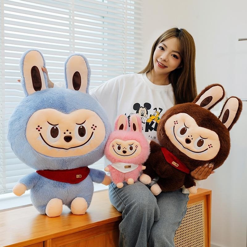 SUPERGEAR Popmart Labubu Plush Doll Cute Stuffed Toys Birthday ...