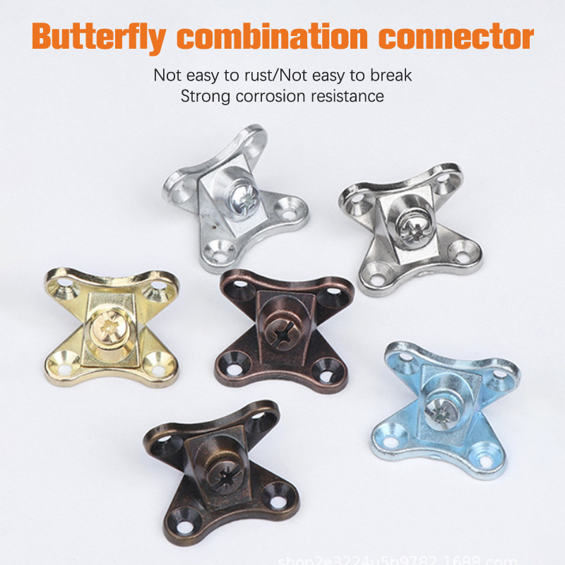 GMARTY Aluminum Alloy Corner s Screws Butterfly L-shaped Support ...