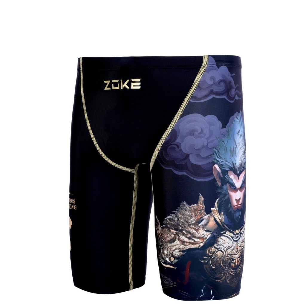 Zoke Men's Swimming Trunks Professional Five-Point Quick-Drying Adult ...