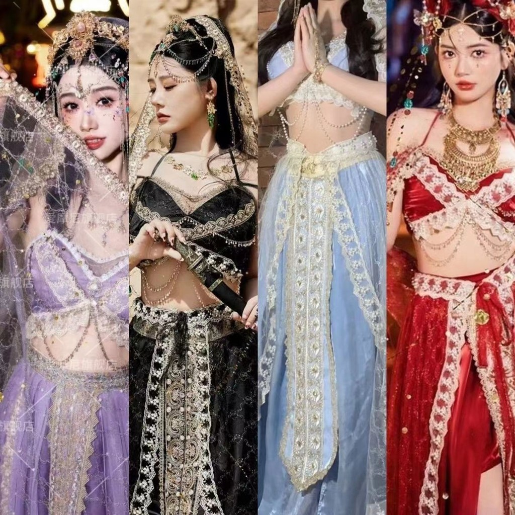 New Style Purple Exotic Costume Style Travel Photography Hot-selling ...