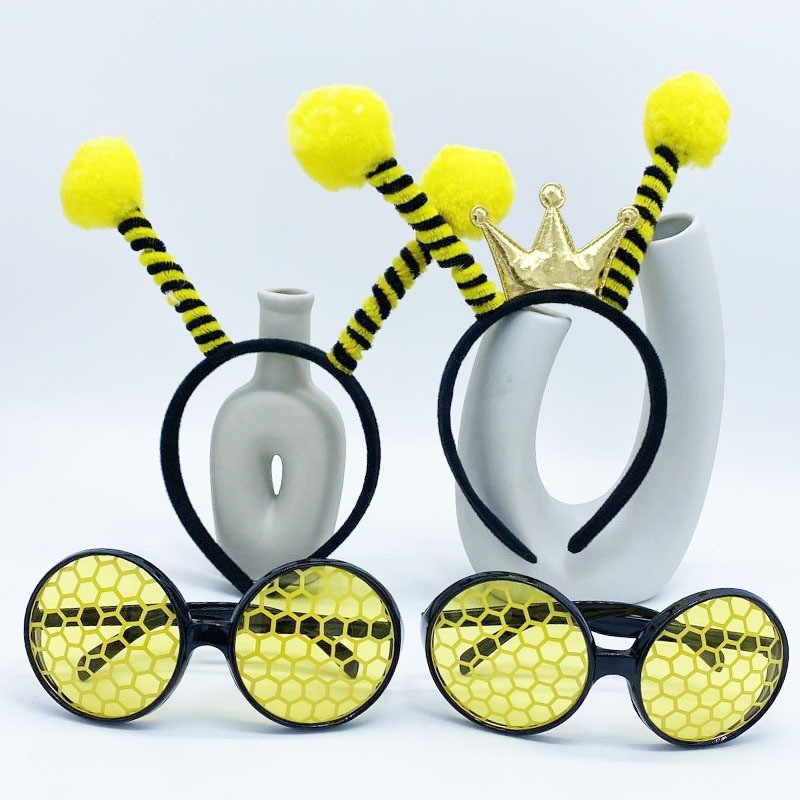 Blessu Bee Headbands Bee Antenna Headband Bee Costume Accessories ...