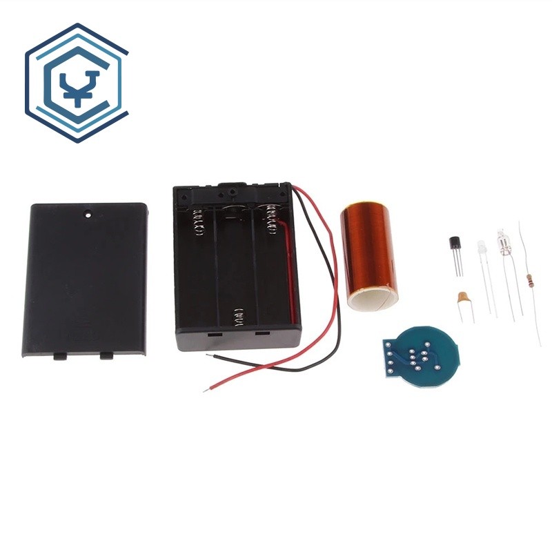 Assembled Mini Tesla Coil Kit Tiny Wireless Transmission Battery ...