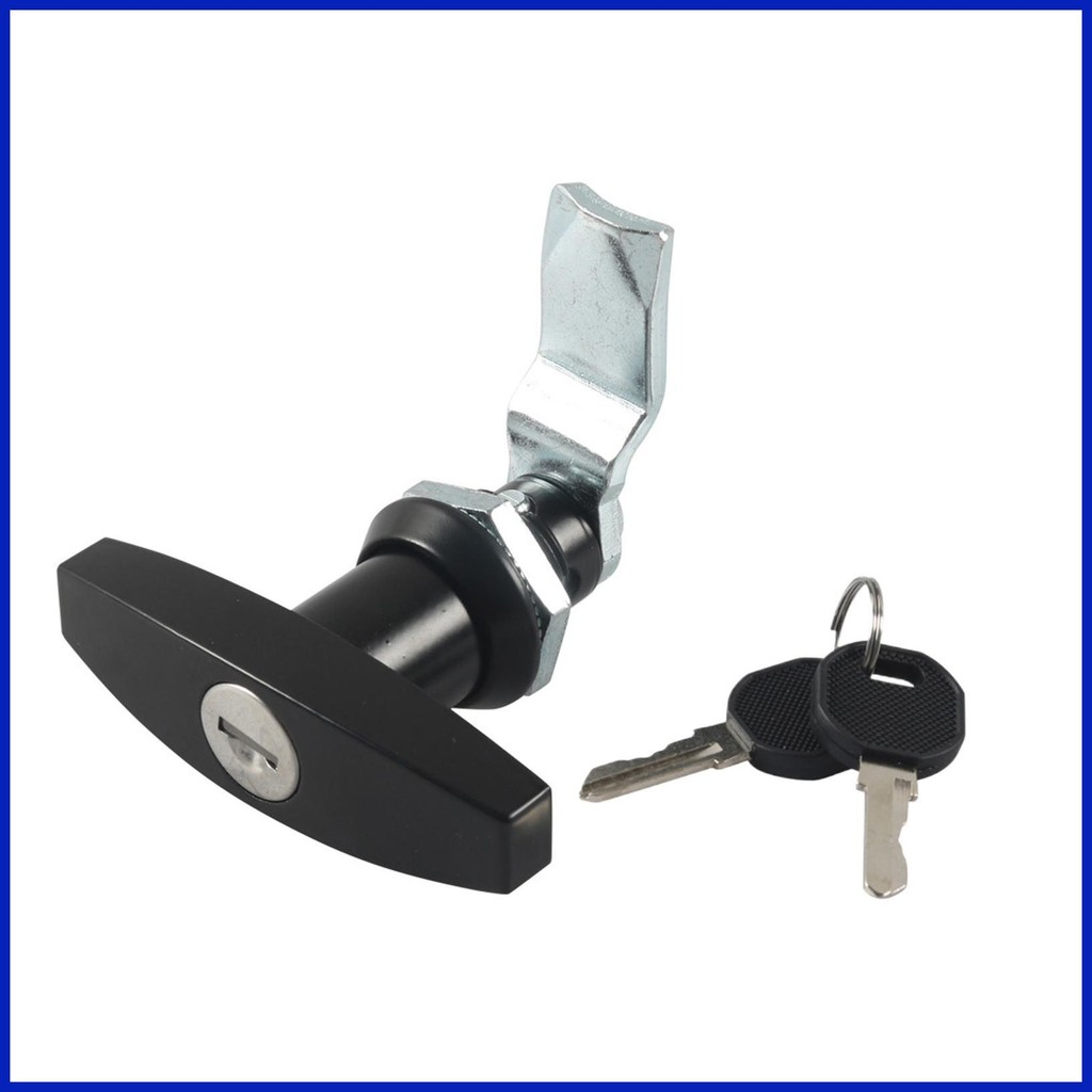 T Handle Locking Latch Toolbox Garage Door Looking Kit With 2 Keys ...