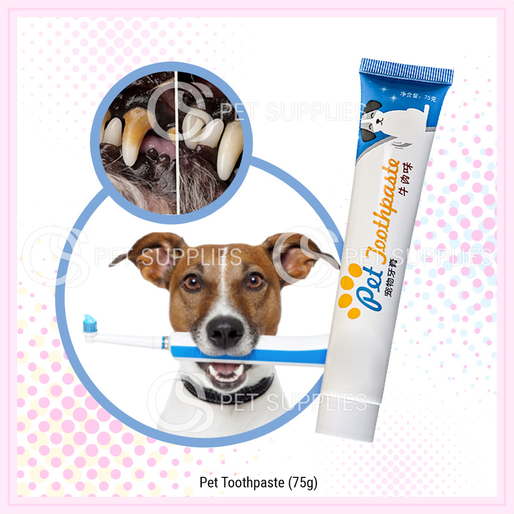 BOUNTYCART-Pet Toothpaste Only Dog Cat Dental Care Teeth Cleaning ...