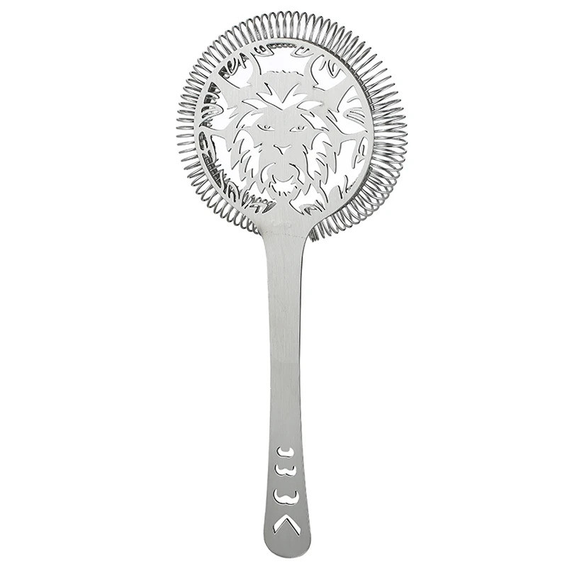 Creative Lion Shape Bar Cocktail Strainer Hawthorne Strainer Stainless ...