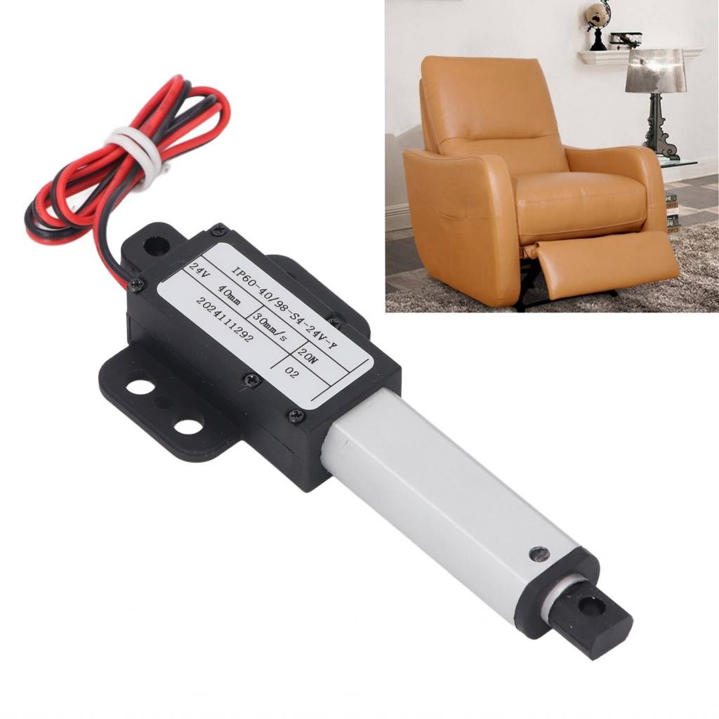 Ffggg Mini Linear Actuator with Wings DC24V 40mm Stroke 20N Thrust 30mm ...