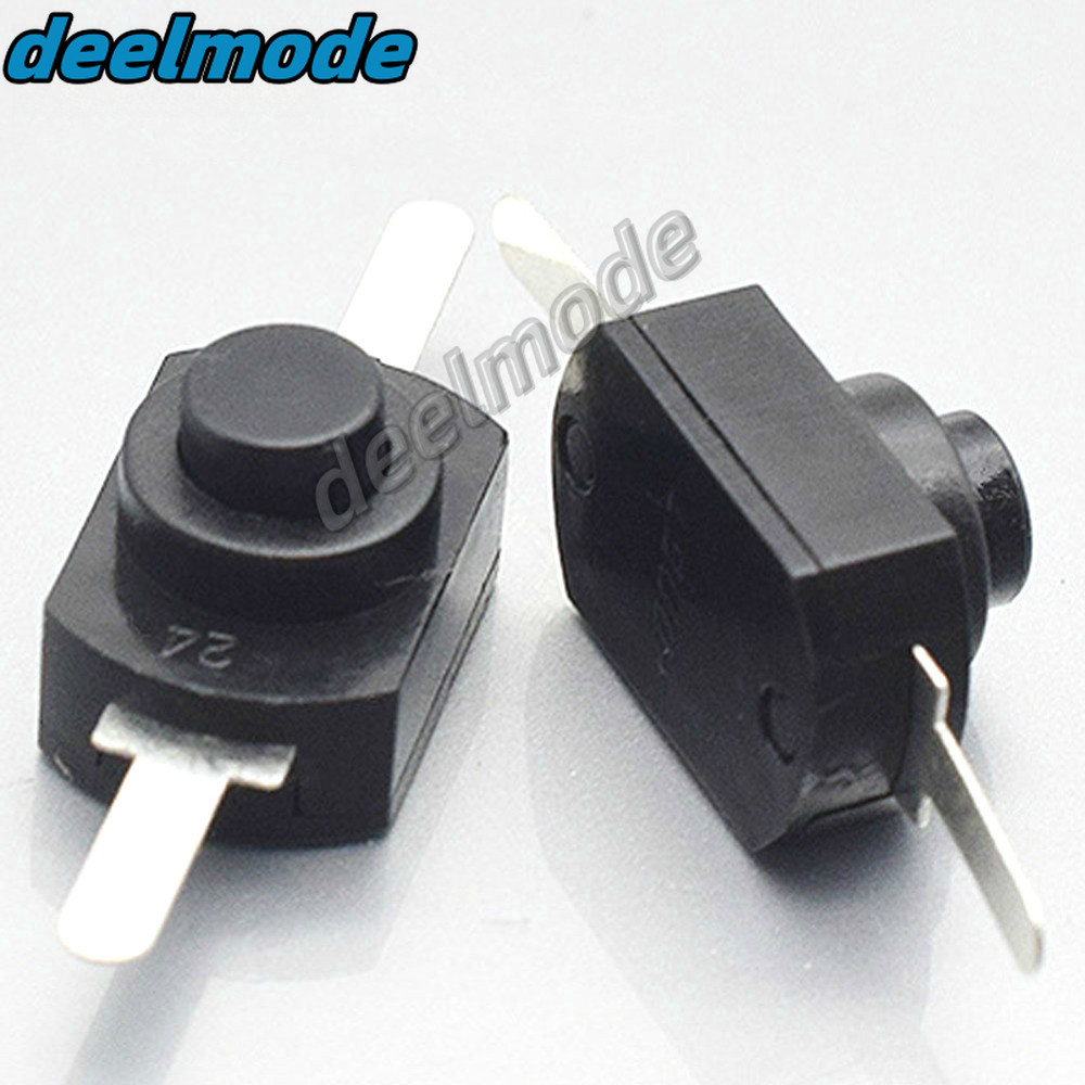10pcs 1208YD Flashlight Switch 12*8MM Black On Off Mini Push Button ...