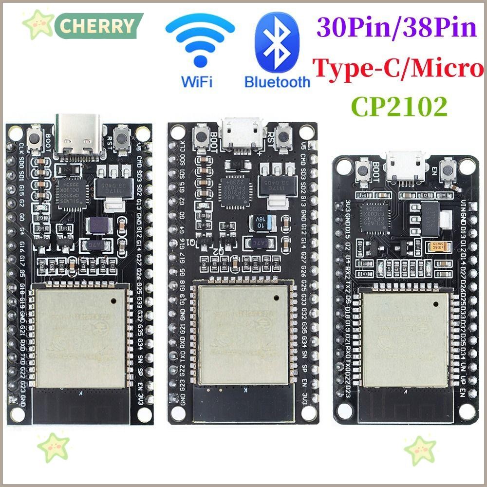 CHERRY3 ESP32 ESP-32S Development Board, ESP-WROOM-32 Dual-Mode WiFi ...