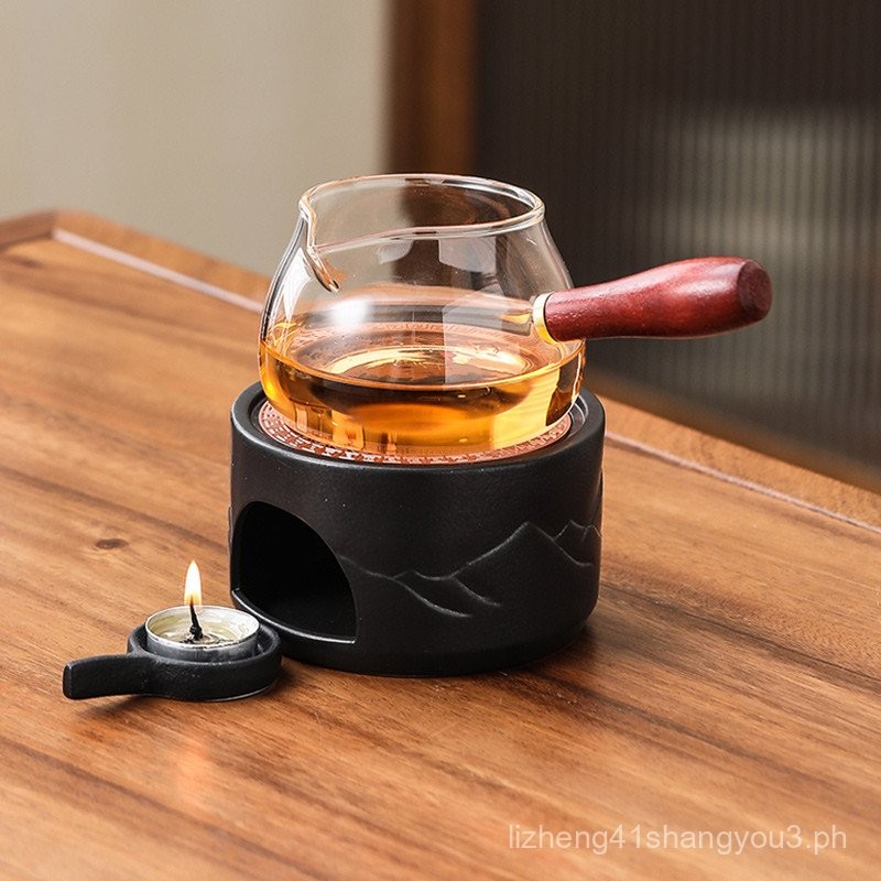 Porcelain Boiling Warm Tea Stove Candle Heating Teapot Warmer Enclosure ...