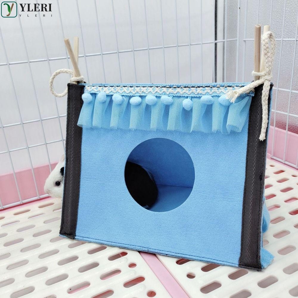 YLERI Rabbit Tent House, Felt Foldable Rabbit Hidden Tent, Hamster ...
