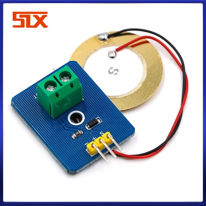 3.3v/5v ceramic piezoelectric vibration sensor module analog controller ...