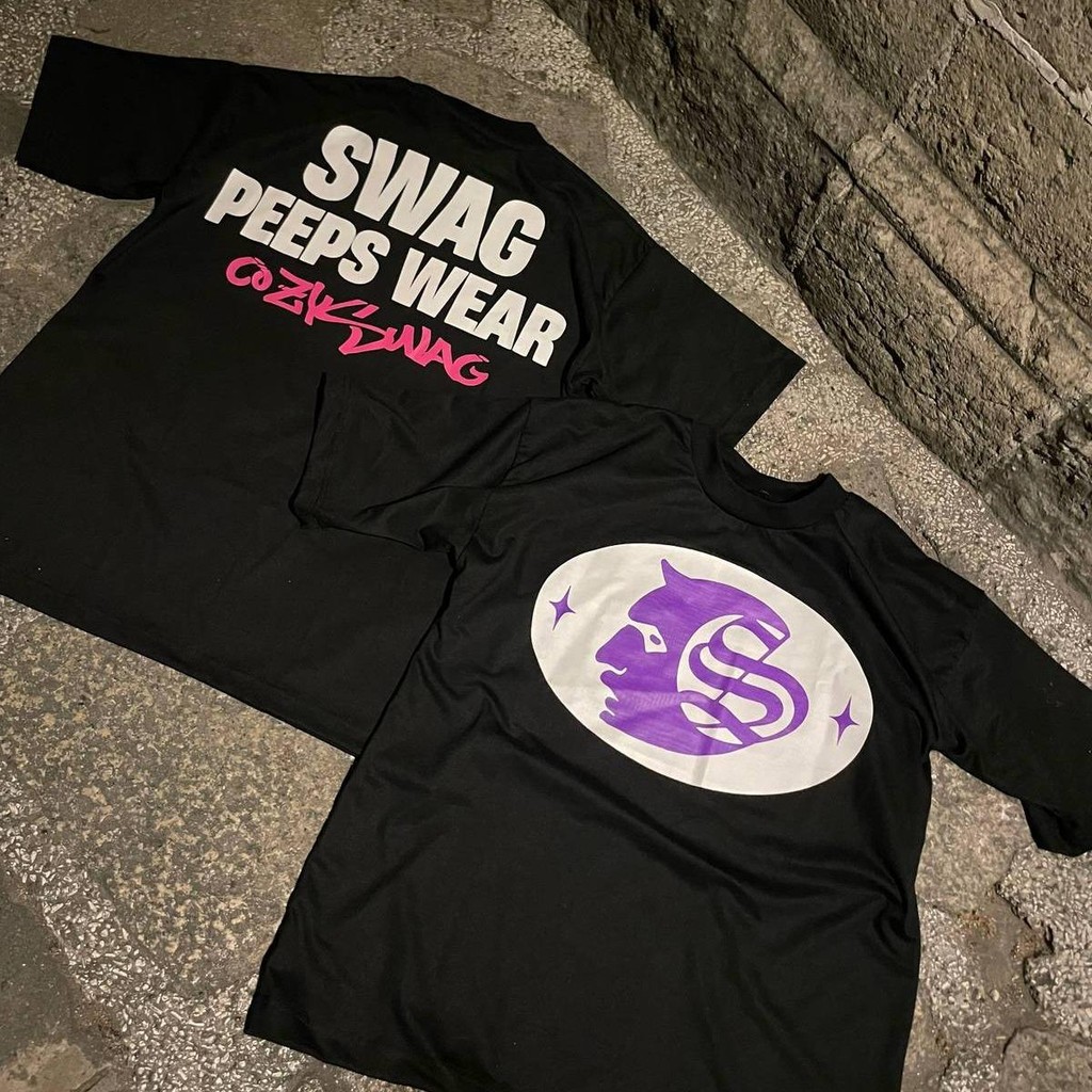 SWAG PEEPS WEAR | Dropped Shoulder Regular Fit Streetwear 100% Cotton ...