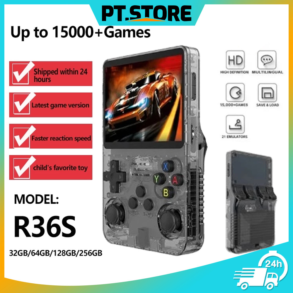 GameCove R36S Retro Handheld Video Game Console Linux System 3.5 Inch ...