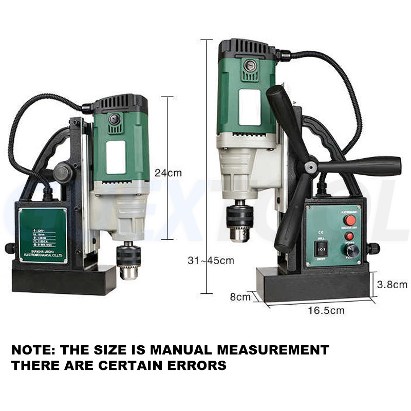 Industrial Grade Magnetic Drill Speed Control Tapping Forward Reverse ...
