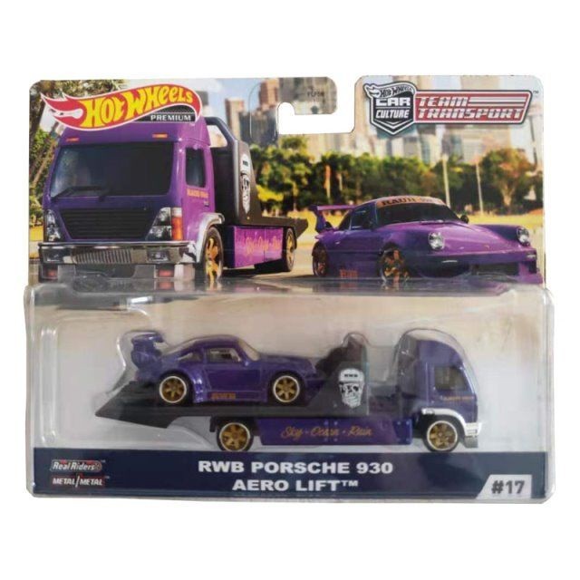 Mattel Hot Wheels cultural transport fleet Mercedes-Benz Mazda trailer ...