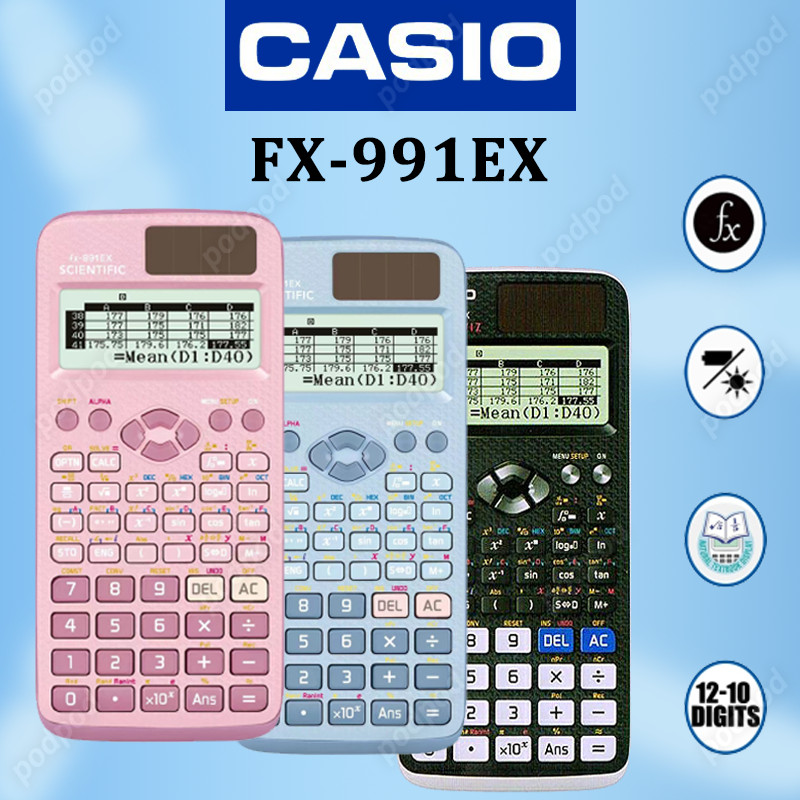 CASIO FX-991EX Scientific Calculator Latest Generation Contains 552 ...